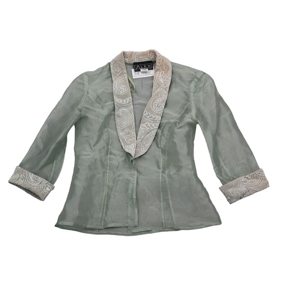 Alex Evenings | Jackets & Coats | Alex Evenings Jacket Womens S Green ...